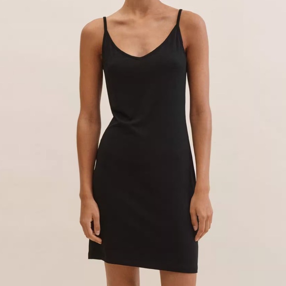 ME+EM | Dresses | Me Em Base Layer Slip Dress Black 2 | Poshmark